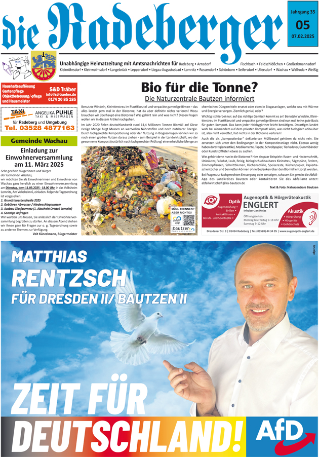 die Radeberger Heimatzeitung - 2025